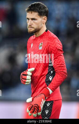 Alejandro (Alex) REMIRO of Real Sociedad during the UEFA Europa League ...