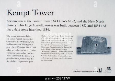 Kempt Tower completed 1834, a Martello defensive stone tower named ...