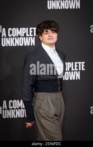Riccardo Suarez Premiere of the movie -A complete Unknown- Auditorium ...