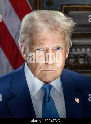 President Donald Trump at the White House Easter Egg Roll, on the South ...
