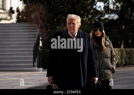 President Donald Trump, right, watches as retired Marine Maj. James ...
