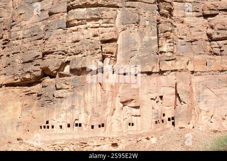 Ancient tombs of Dadan the capital of Lihyan kingdom, Al Ula, Saudi ...