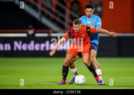 VOLENDAM, NETHERLANDS - JANUARY 24: 2-0 Alex Plat of FC Volendam during ...
