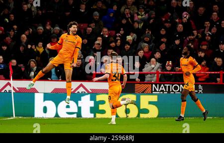 Matt Crooks of Hull City celebrates his goal to make it 0-1 during the ...