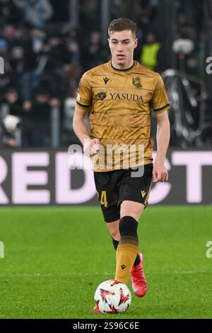Luka Sucic of Real Sociedad during the UEFA Europa League, Round of 16 ...