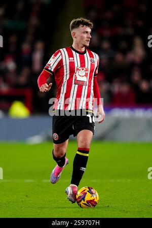 Sheffield United's Harrison Burrows during the Sky Bet Championship ...