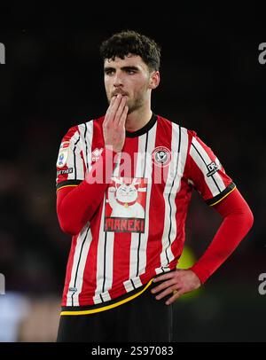 Sheffield United's Thomas Cannon during the Sky Bet Championship match ...
