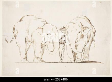 'Los Elefantes (Disparate de Bestia)' by Francisco Goya is a drawing ...