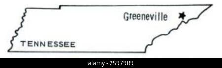 Greeneville Greene County Tennessee in 1967 U.S. Department of Commerce ...
