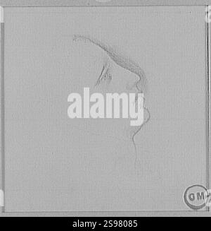 Gustave Moreau-Etude du sphinx de Giseh-Des. 9238 Stock Photo - Alamy