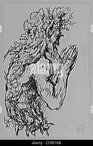 'Apollon et satyres' by Gustave Moreau portrays the Greek god Apollo ...