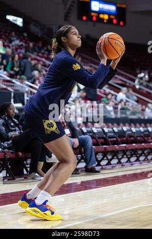 Notre Dame guard Cassandre Prosper (8) and TCU guard Madison Conner ...