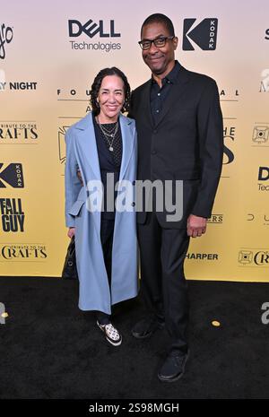 Stephanie Allain and Stephen Bray arriving to American Cinematheque's ...