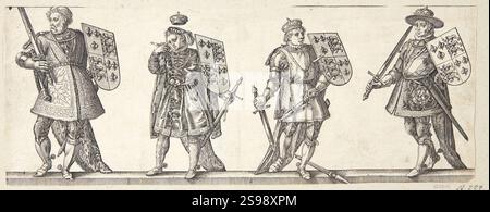 Hendrick Goltzius, Henrik II, Richard Løvehjerte og Johan uden Land ...