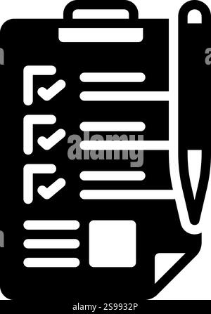 Icon for questionnaire, interrogatory Stock Vector Image & Art - Alamy