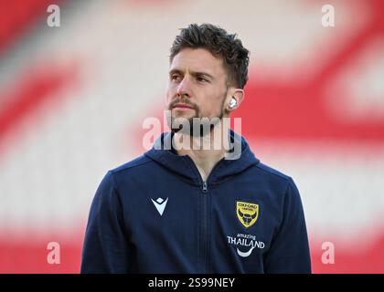 Oxford United's Hidde ter Avest and Birmingham City's Demarai Gray ...