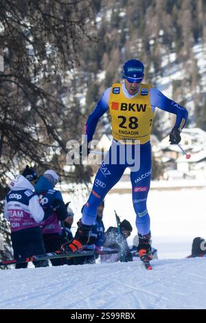 Engadin, Switzerland. 25th Jan, 2025. Federico Pellegrino (ITA) during ...