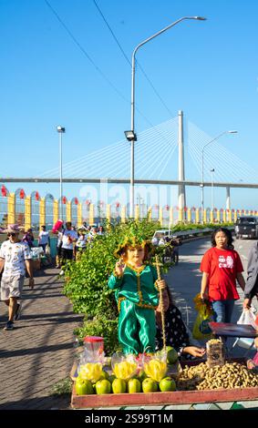 2025 Sinulog festival in Cebu, Philippines. The figures of the Señor ...