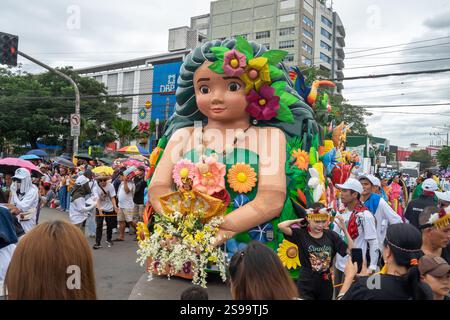 2025 Float, moving vehicle installation representing local Santo Nino ...