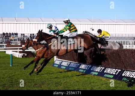 Jagwar and jockey Jonjo O'Neill Jr on their way to winning the ...