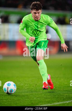 Andreas Skov Olsen (VfL Wolfsburg, #7) vor dem Spiel. NED, Feyenoord ...