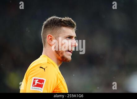 January 24 2025: Timon Weiner (Holstein Kiel) looks on during a 1 ...