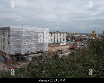 Demolition of the former Council Offices, Weymouth Dorste Stock Photo ...