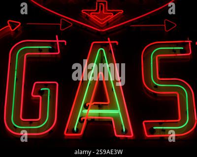 A neon tube detail sign close up Stock Photo - Alamy