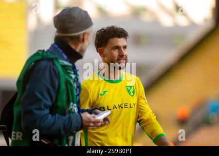 Emiliano Marcondes of Norwich City reacts during the Sky Bet ...