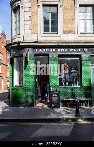 Labour and Wait on Redchurch Street in East London, September, 2024 ...