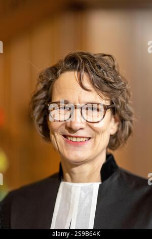 PRODUCTION - 25 January 2025, Hesse, Wiesbaden: Protestant theologian ...