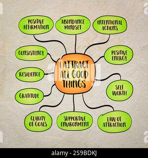 I attract all good things, a powerful affirmation rooted in the ...