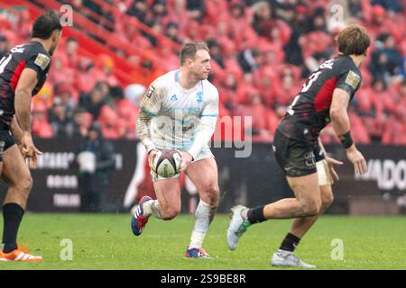Stuart HOGG of Montpellier during the Top 14 match between Perpignan ...