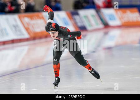 CALGARY, CANADA - JANUARY 25: Abigail Mccluskey of Canada competing ...