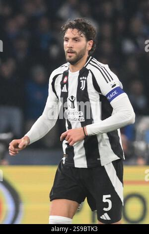 Manuel Locatelli of Juventus FC look on during the Serie A Enilive ...