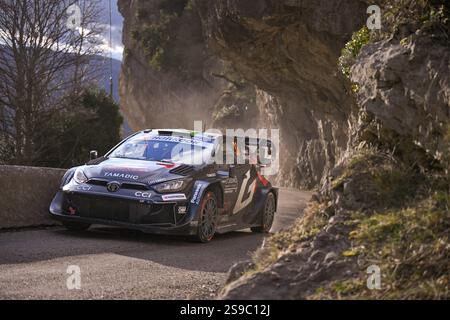 The Driver Elfyn Evans And Co-Driver Scott Martin Of The Team Toyota ...