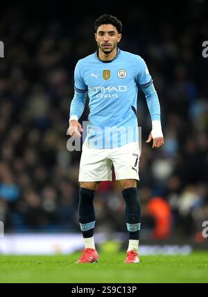 Manchester City's Omar Marmoush during the Premier League match at ...