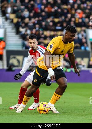 #12, Emmanuel Agbadou of Wolverhampton Wanderers at warm up during the ...
