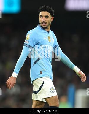 Manchester City's Omar Marmoush during the Premier League match at ...