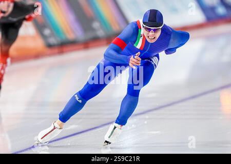 CALGARY, CANADA - JANUARY 25: Daniele Di Stefano of Italy competing ...