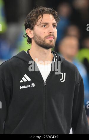 Manuel Locatelli of Juventus FC look on during the Serie A Enilive ...