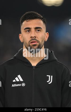 Federico Gatti of Juventus FC look on during the Serie A Enilive ...