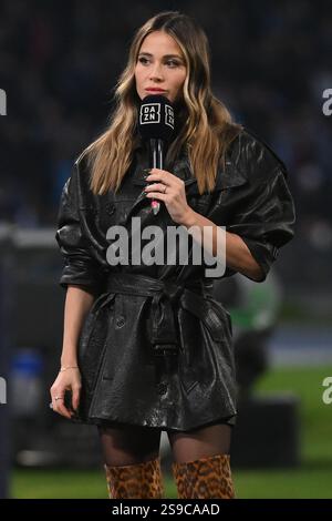 Diletta Leotti Dazn commentator during the Serie A Enelive betwee SSC ...