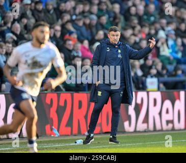 Preston North End manager Paul Heckingbottom during the Sky Bet ...