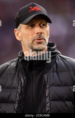 LEVERKUSEN - RB Leipzig coach Marco Rose during the Bundesliga match ...