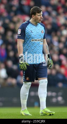 Sunderland goalkeeper Anthony Patterson during the Sky Bet Championship ...