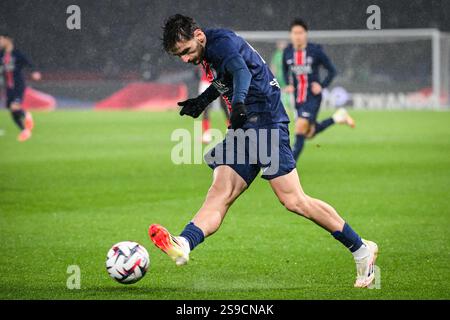 Khvicha KVARATSKHELIA of PSG during the French championship Ligue 1 football match between Stade ...