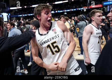 January 25, 2025, Nashville, Tennessee, USA: Vanderbilt Commodores ...