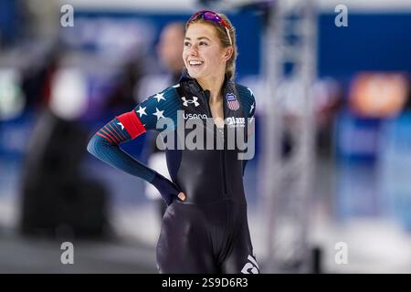 CALGARY, CANADA - JANUARY 25: Greta Myers of United States of America ...