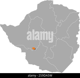 Vector city map of Bulawayo, Zimbabwe Stock Vector Image & Art - Alamy